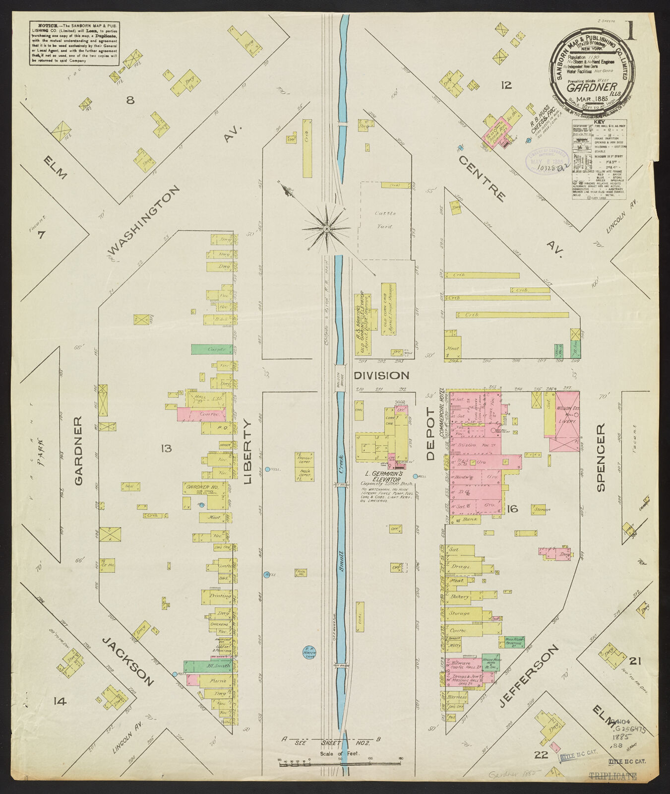 Gardner, Ills, Mar. 1885 | Digital Collections at the University of ...