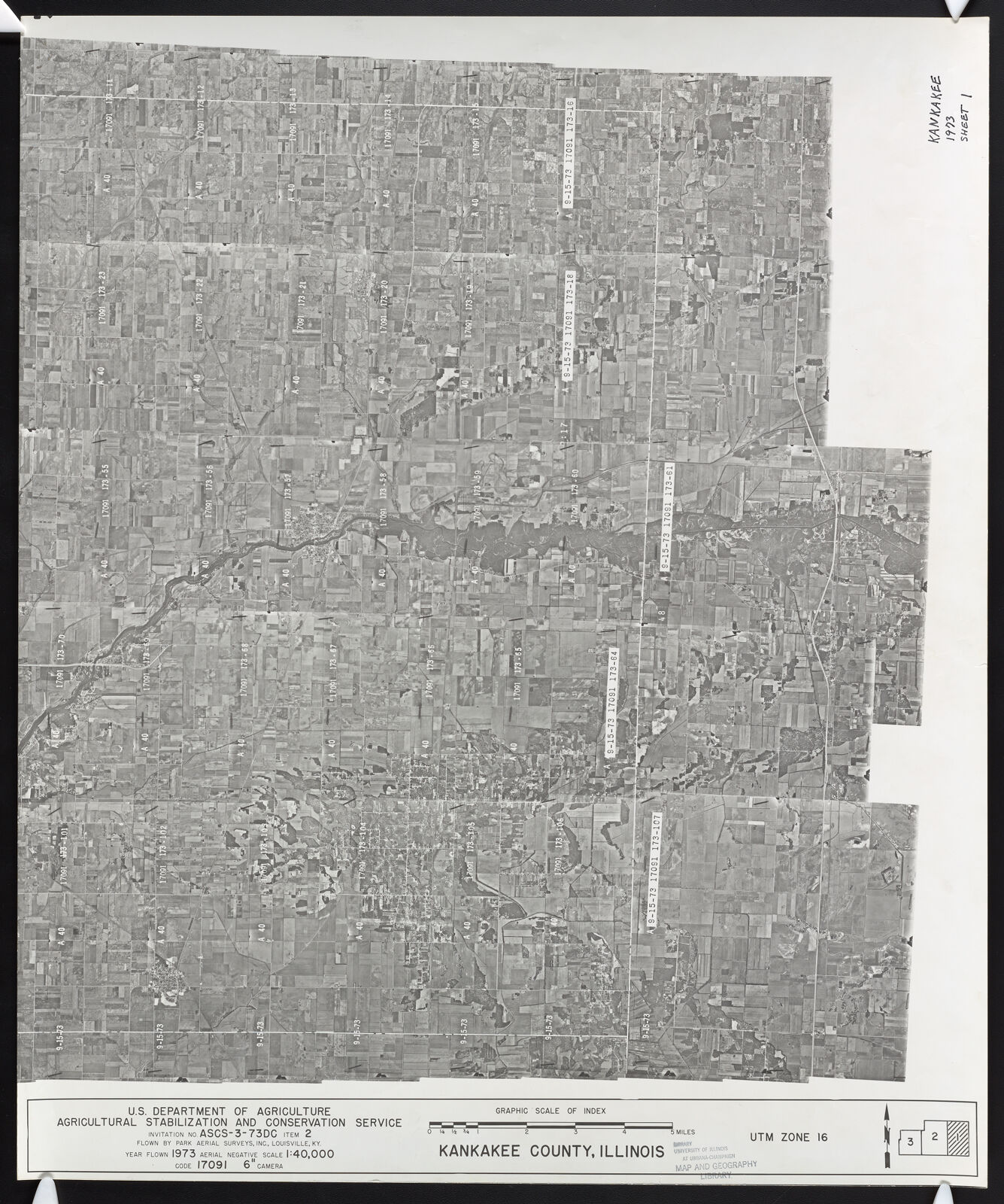 Kankakee County, Illinois : [aerial photographs] | Digital Collections ...