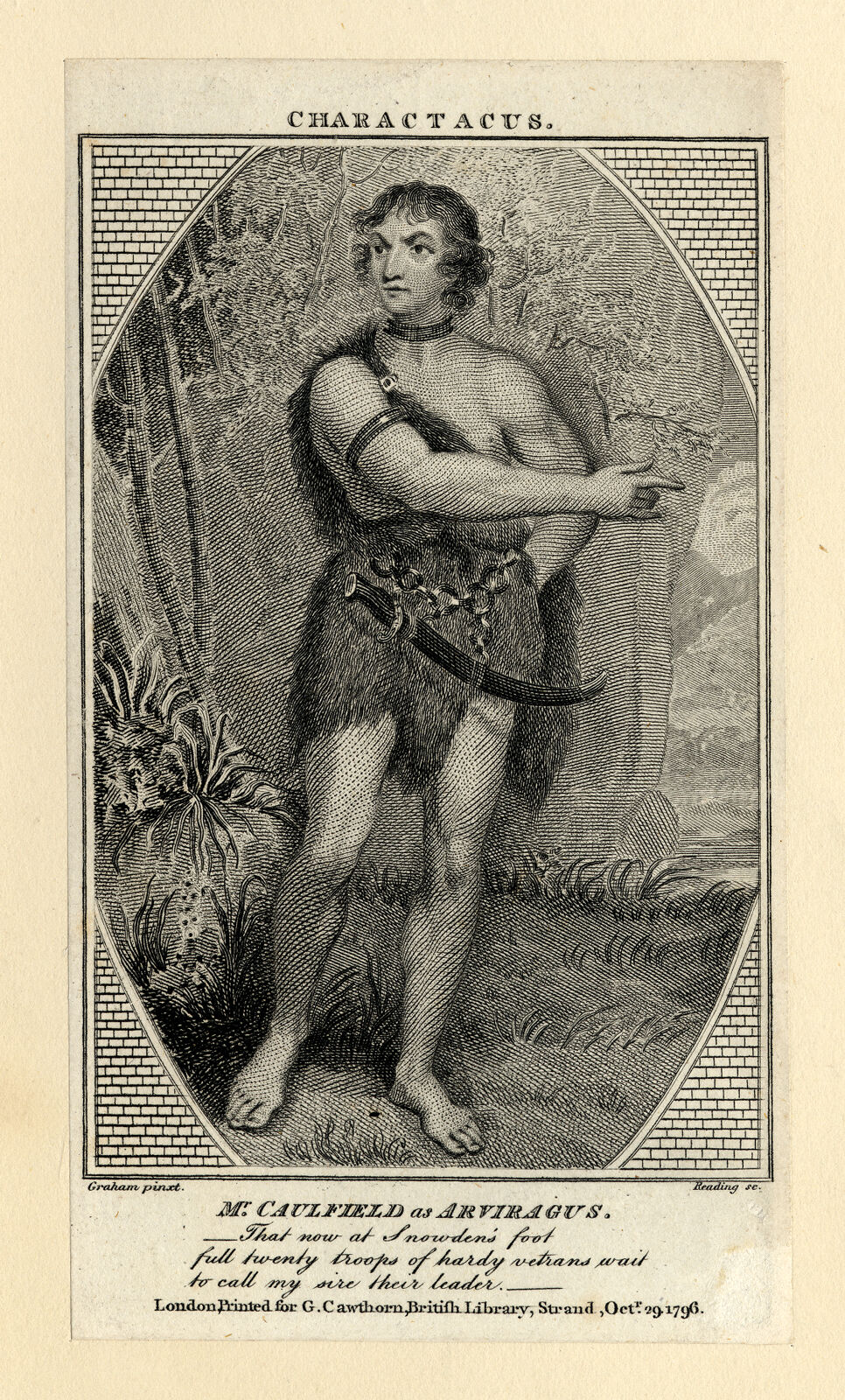 Thomas Caulfield as Arviragus in "Caractacus" ("Charactacus") | Digital ...