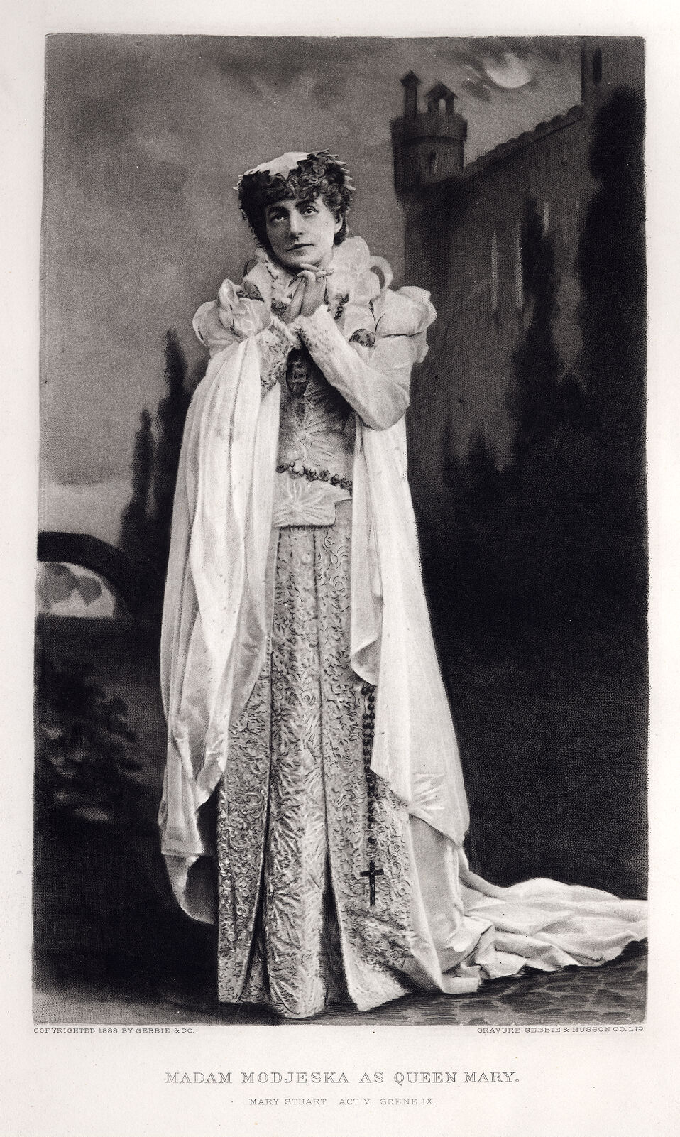 Helena Modjeska as Mary Stuart in "Mary Stuart" | Digital Collections ...