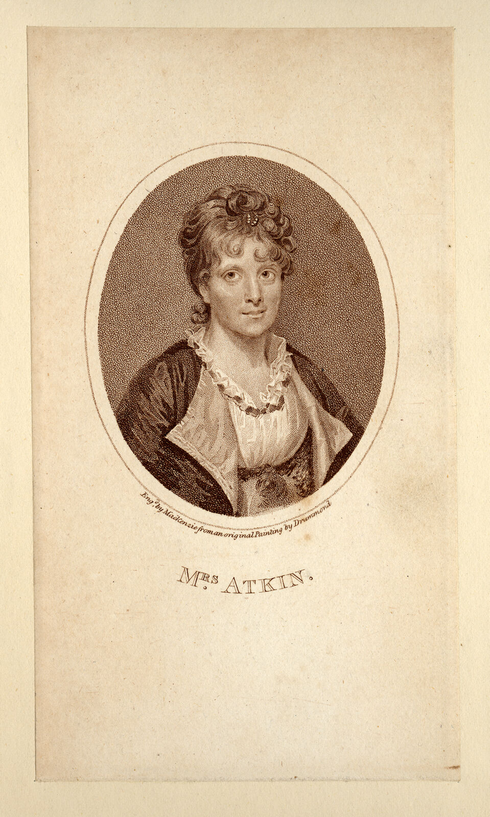 Portrait of Elizabeth Atkins (nee Warrell) | Digital Collections at the ...
