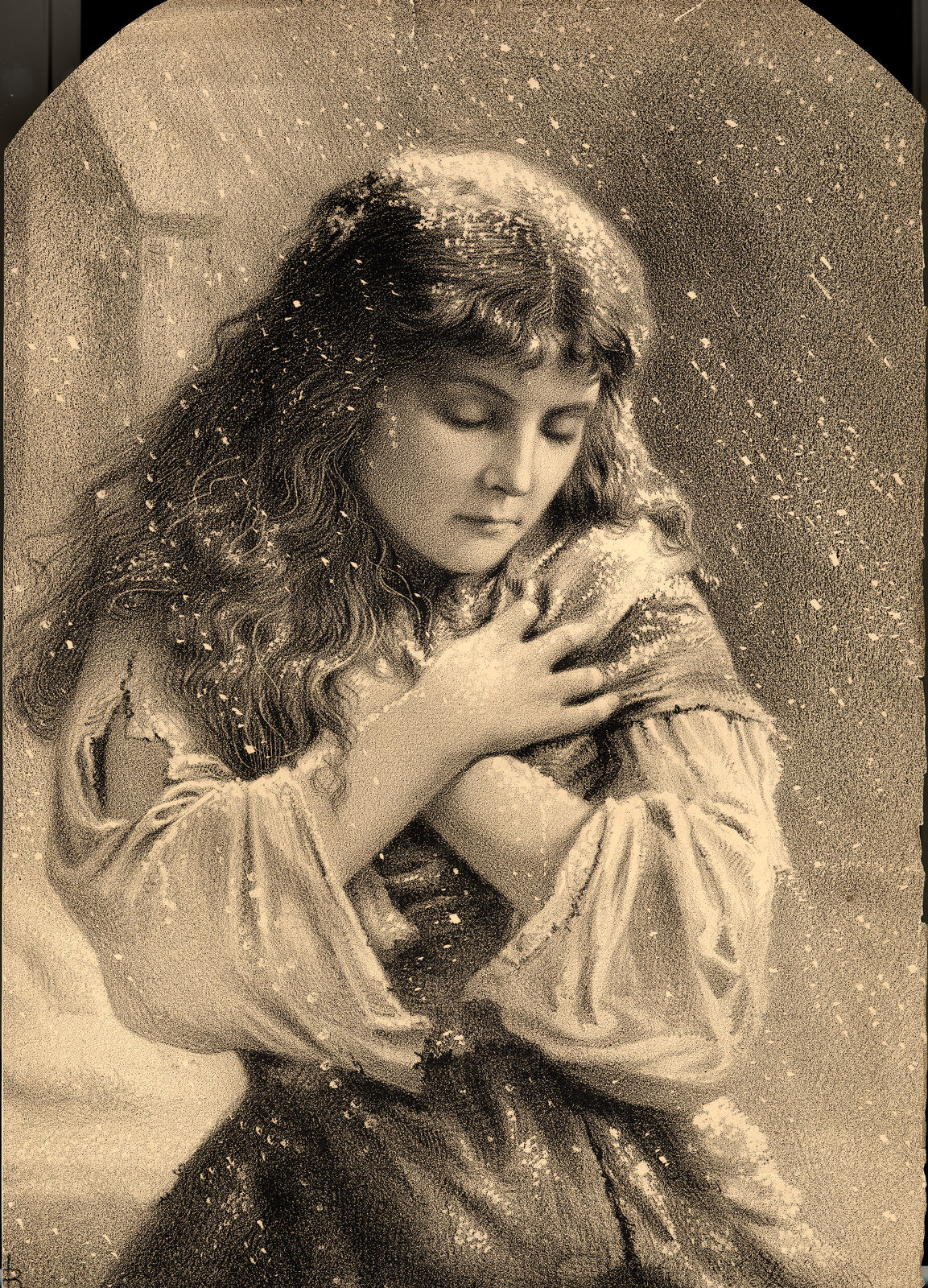 Kate Claxton as Louise in "The Two Orphans" | Digital Collections at ...