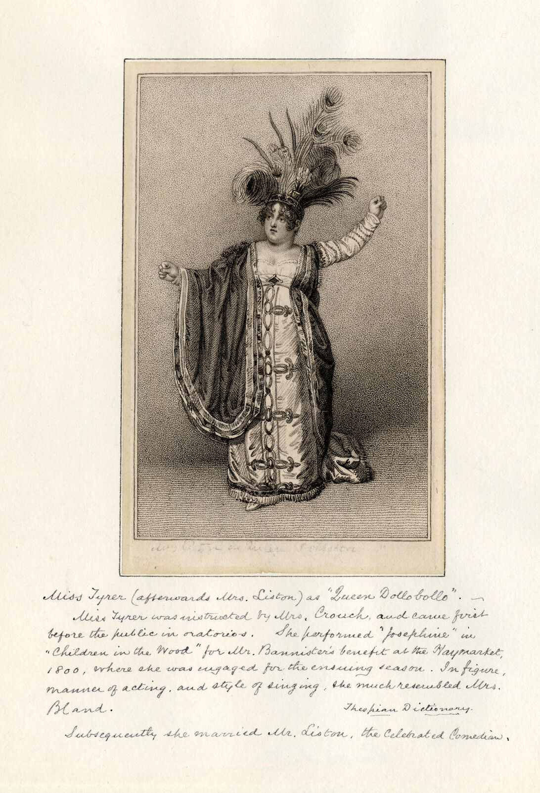 Sarah Liston (nee Tyrer) as Queen Dollalolla in "Tom Thumb" | Digital ...