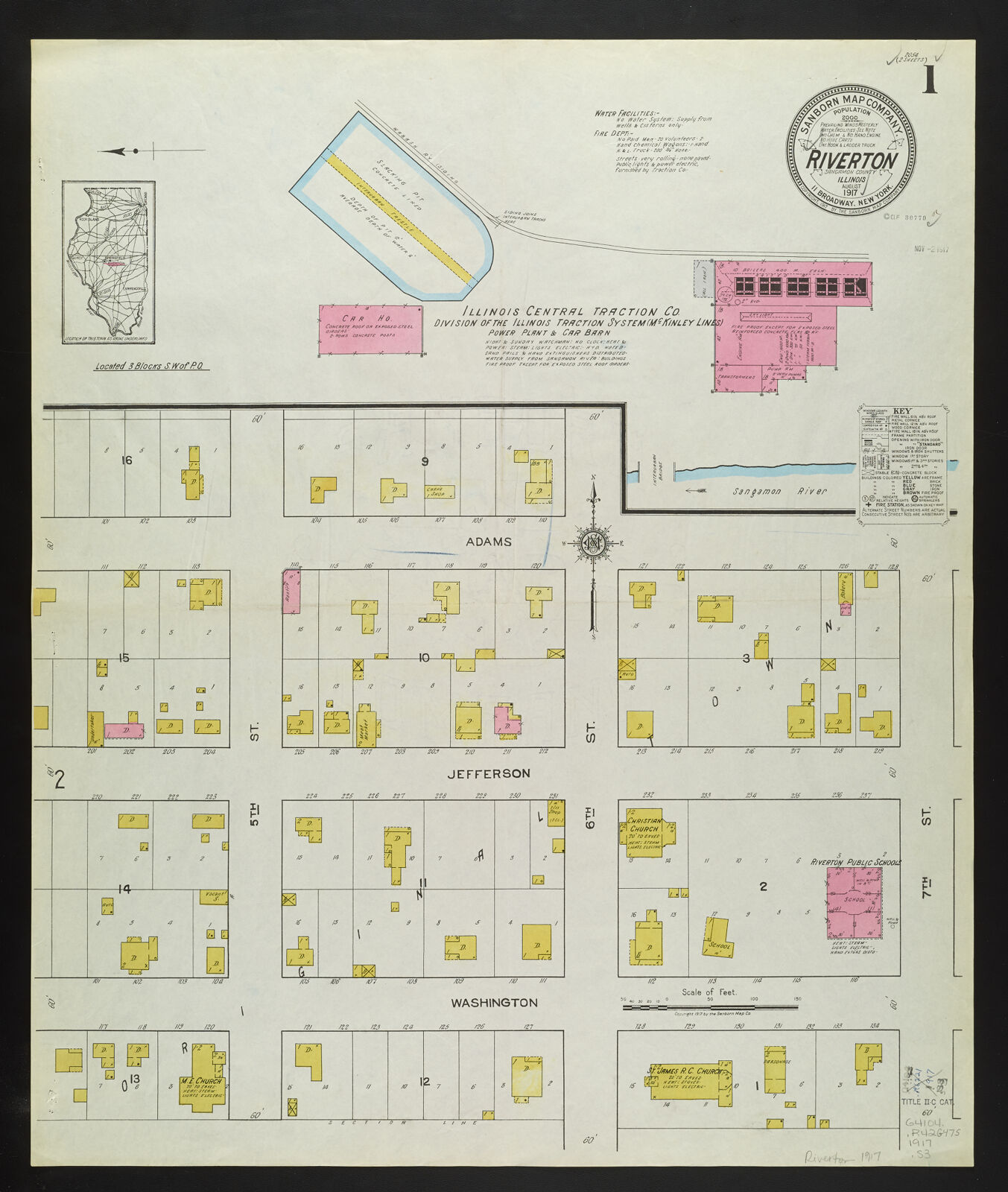 Riverton, Sangamon County, Illinois, August 1917 | Digital Collections ...