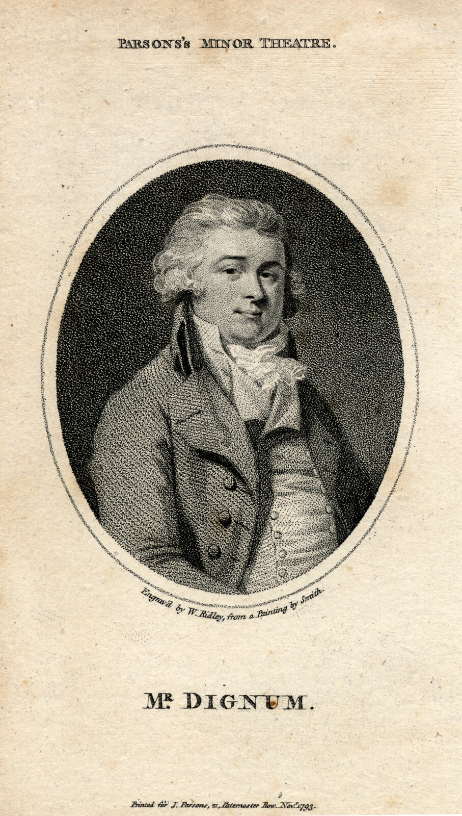 Portrait of Charles Dignum | Digital Collections at the University of ...