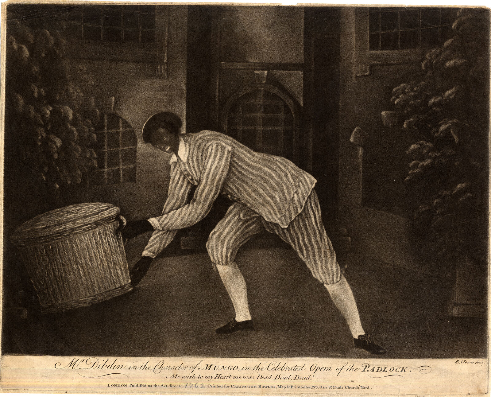 Charles Dibdin as Mungo in "The Padlock" | Digital Collections at the ...