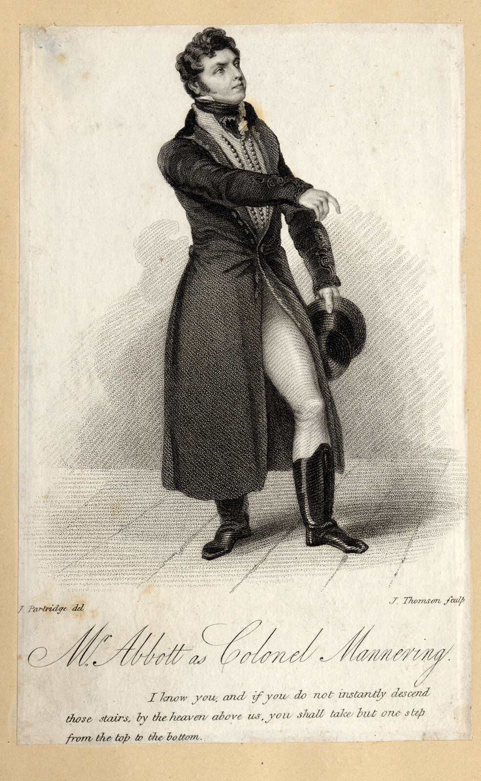 William Abbot as Colonel Mannering in "Guy Mannering" | Digital ...