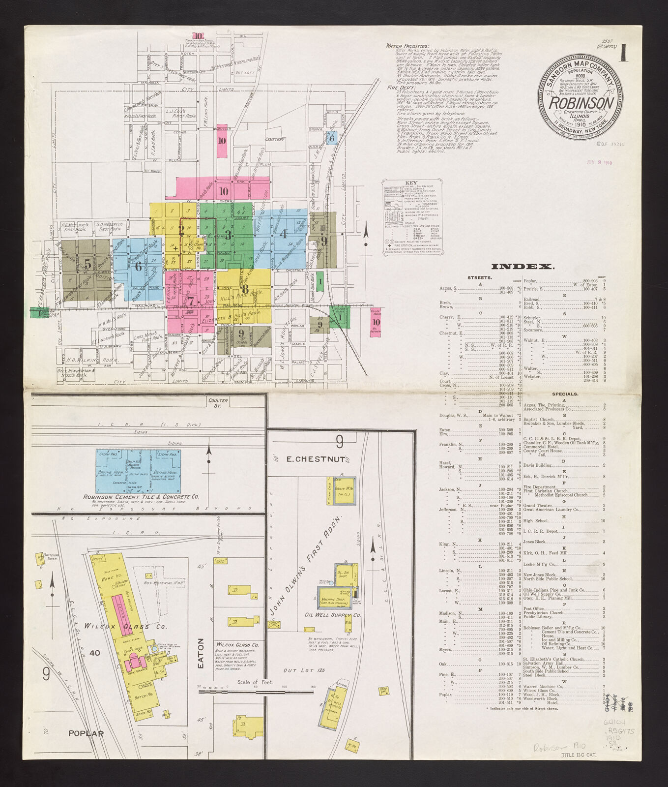 Robinson, Crawford County, Illinois, April 1910 | Digital Collections ...