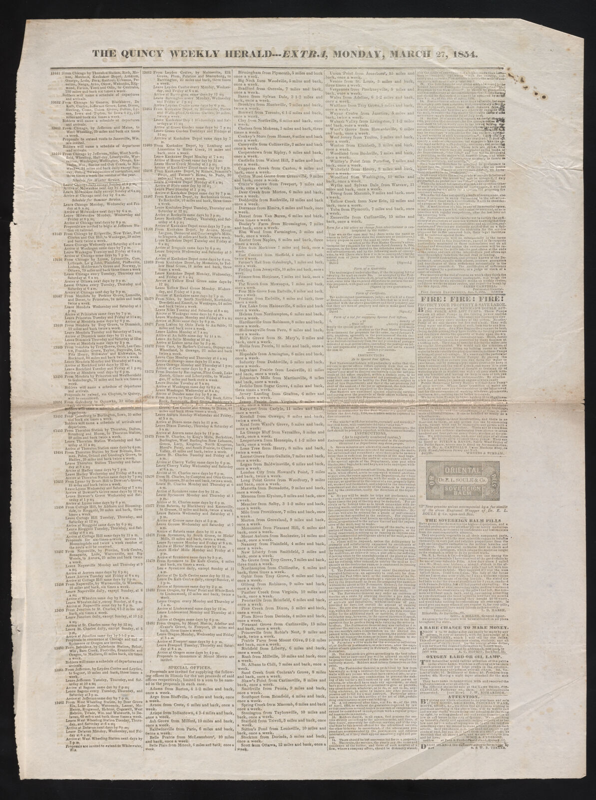 The Quincy Weekly Herald Extra | Digital Collections at the University ...