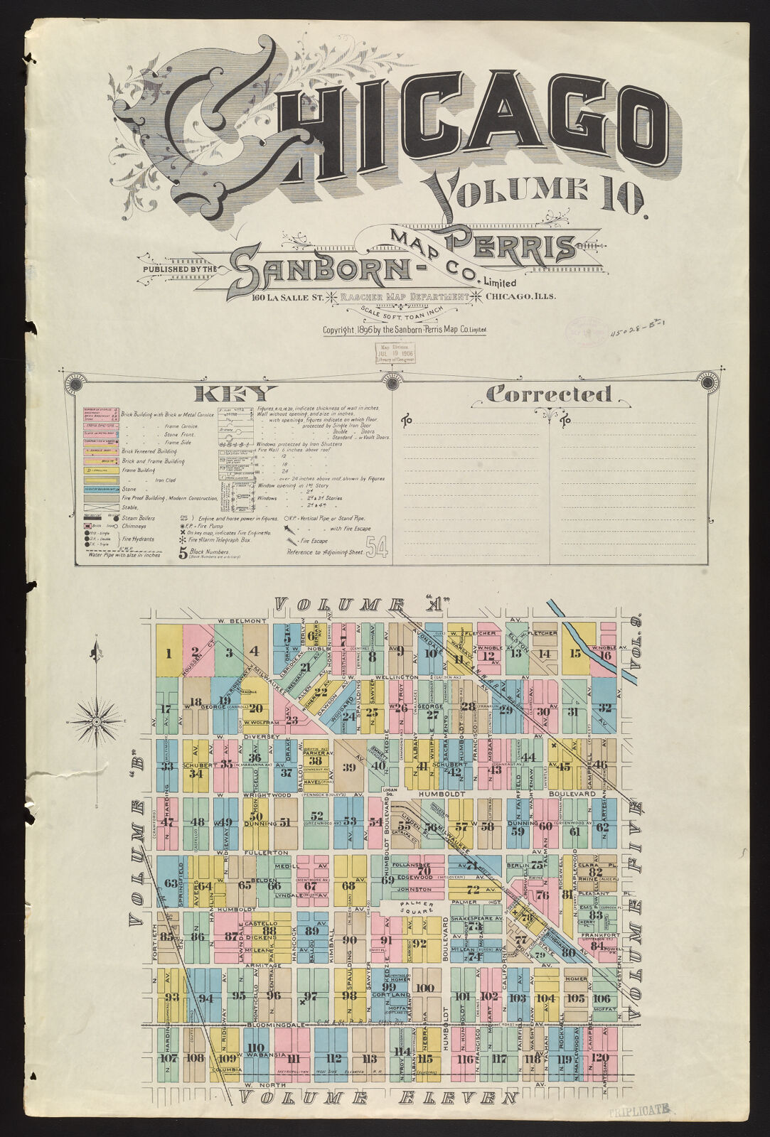 Insurance maps of Chicago, Illinois. Volume 10 | Digital Collections at ...