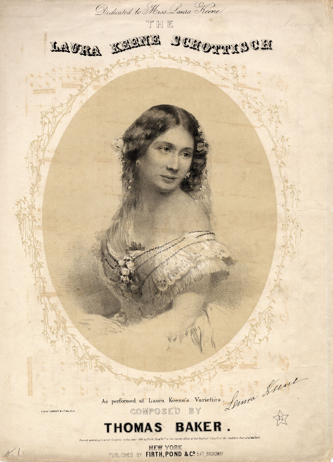 Laura Keene as Florence Trenchard in "Our American Cousin" | Digital ...