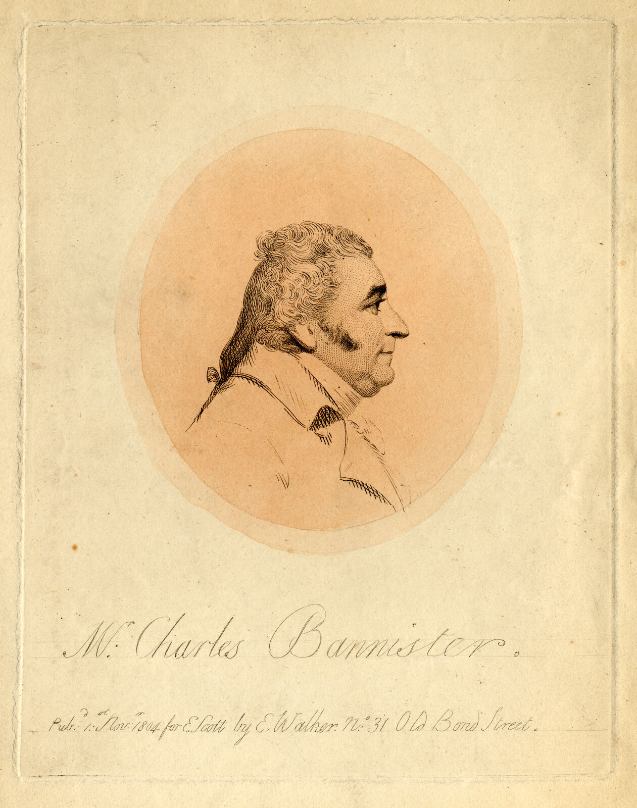 Portrait of Charles Bannister | Digital Collections at the University ...