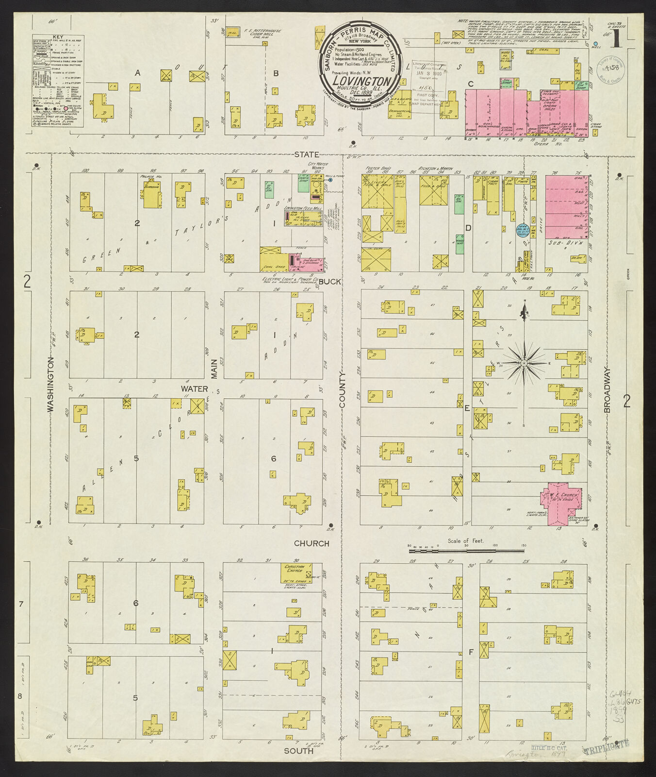Lovington, Moultrie Co., Ill., Dec. 1899 | Digital Collections at the ...