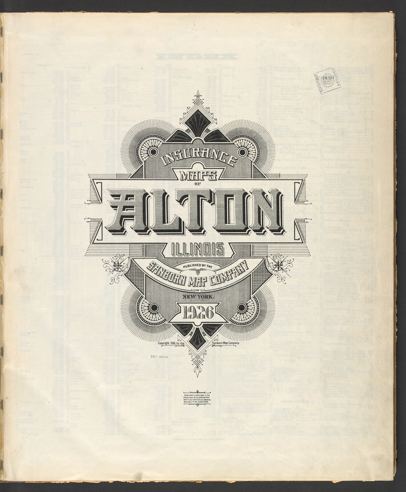 Insurance maps of Alton, Illinois | Digital Collections at the ...
