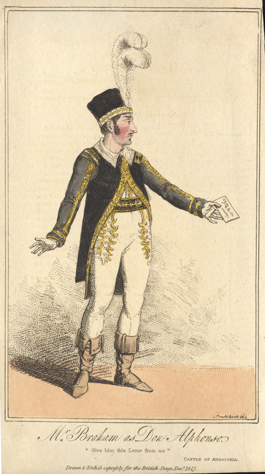 John Braham as Don Alphonso in "The Castle of Andalusia" | Digital ...