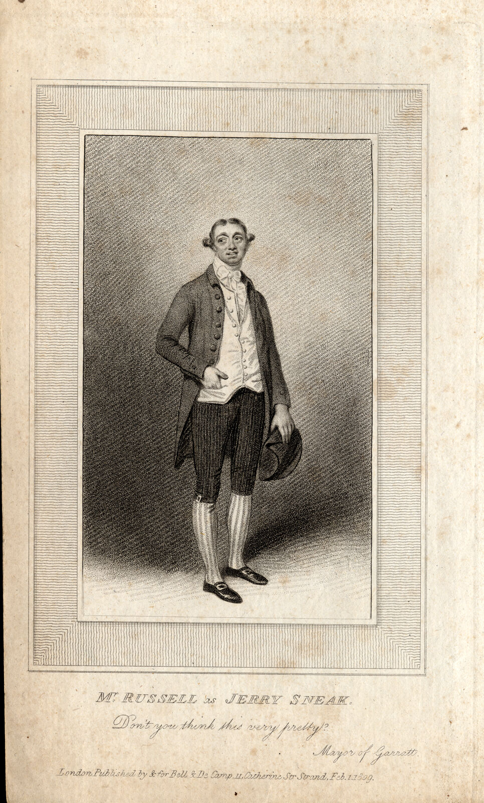 Samuel Thomas Russell as Jerry Sneak in "The Mayor of Garratt ...