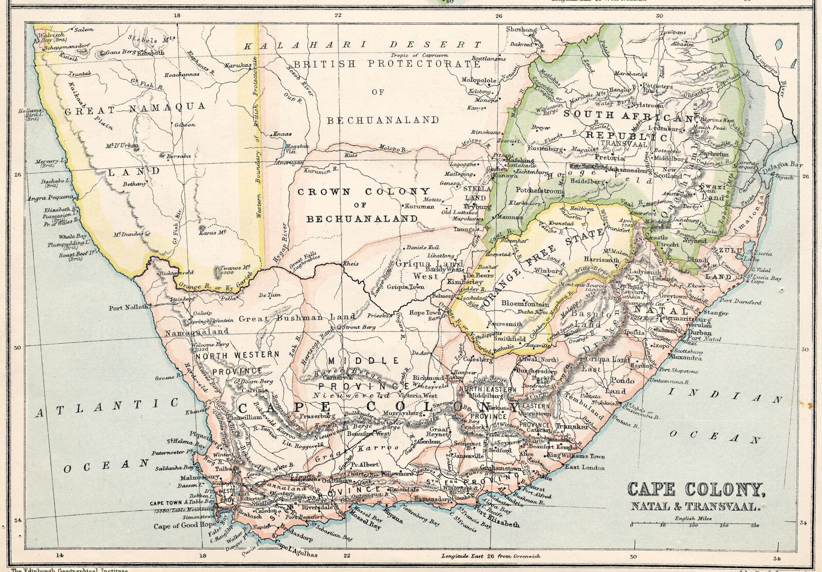 Cape Colony, Natal & Transvaal | Digital Collections at the University ...