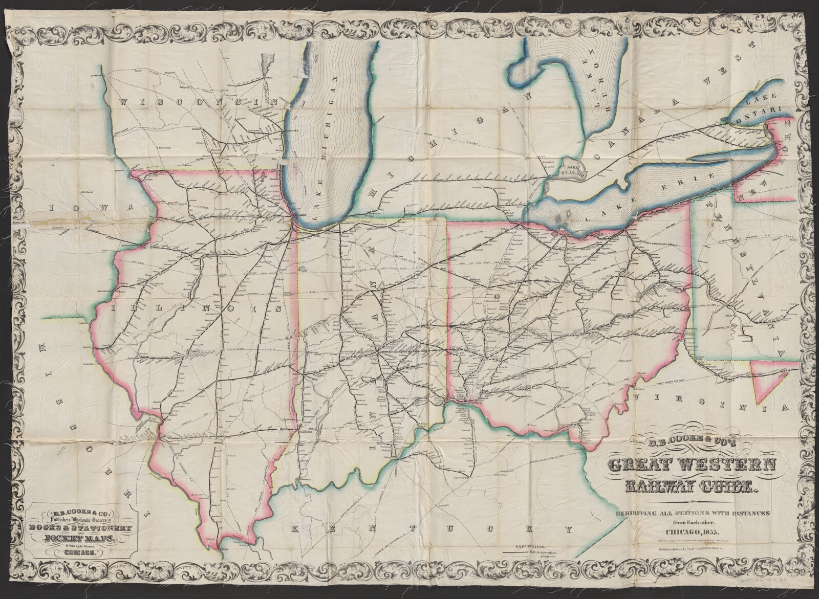 D.B. Cooke & Co's great western railway guide, exhibiting all stations ...