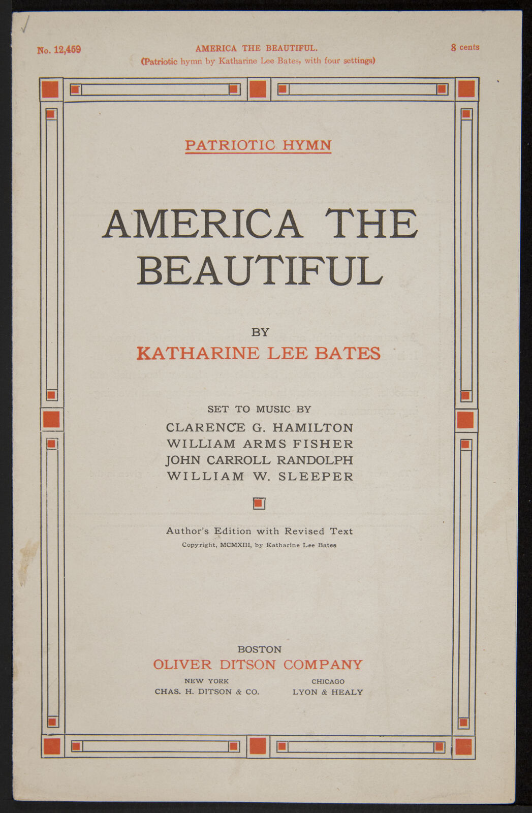 America the Beautiful | Digital Collections at the University of ...