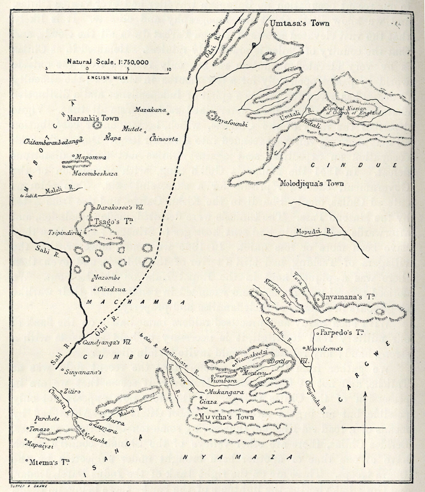 Junction of the Sabi and Odzi Rivers | Digital Collections at the ...