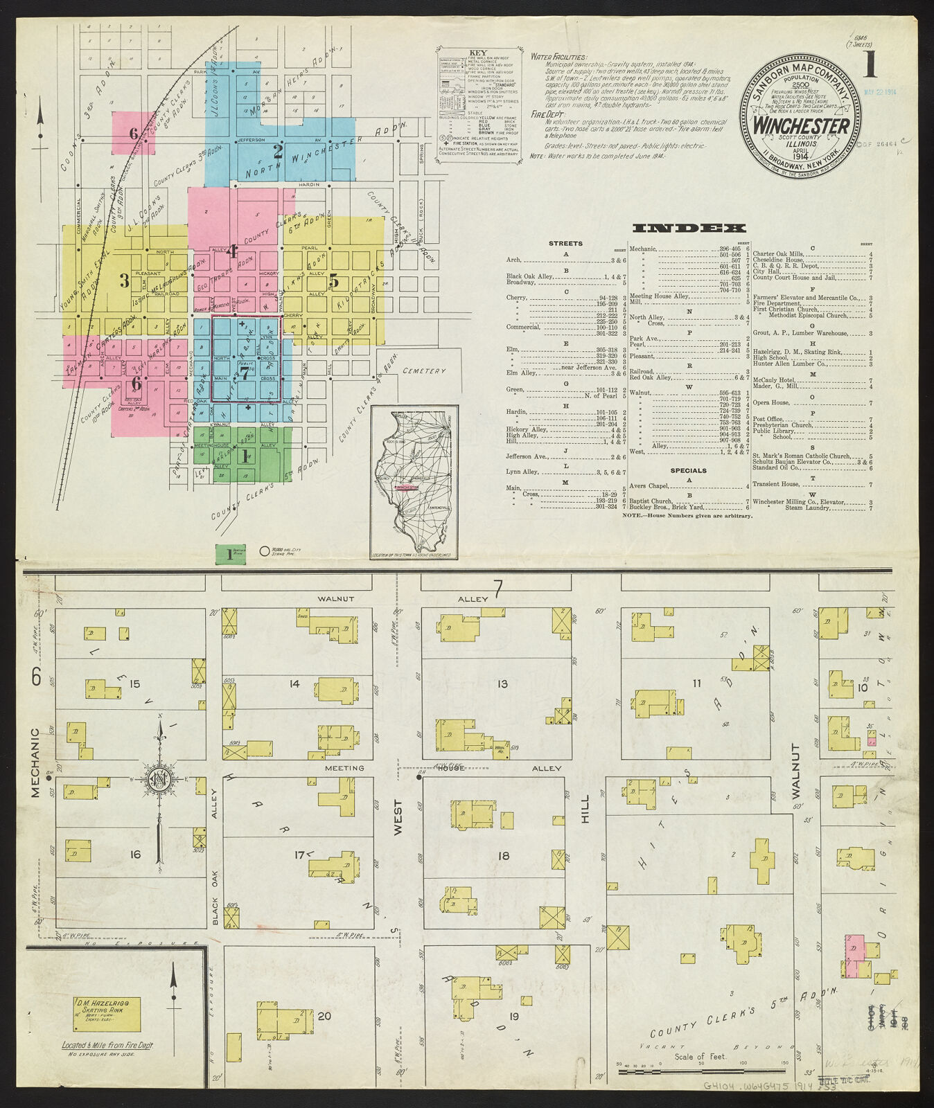 Winchester, Scott County, Illinois, April 1914 | Digital Collections at ...