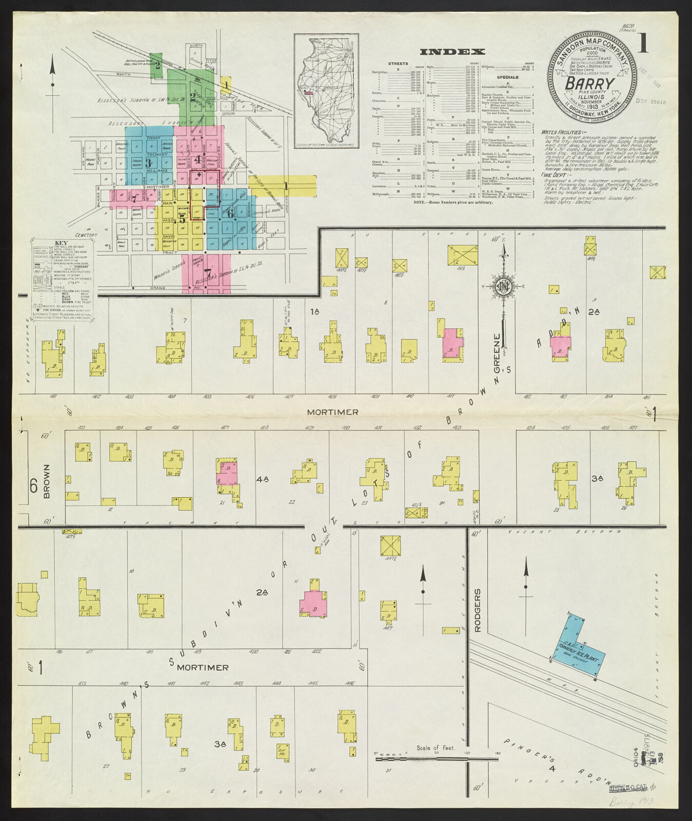 Barry, Pike County, Illinois, November 1913 | Digital Collections at ...