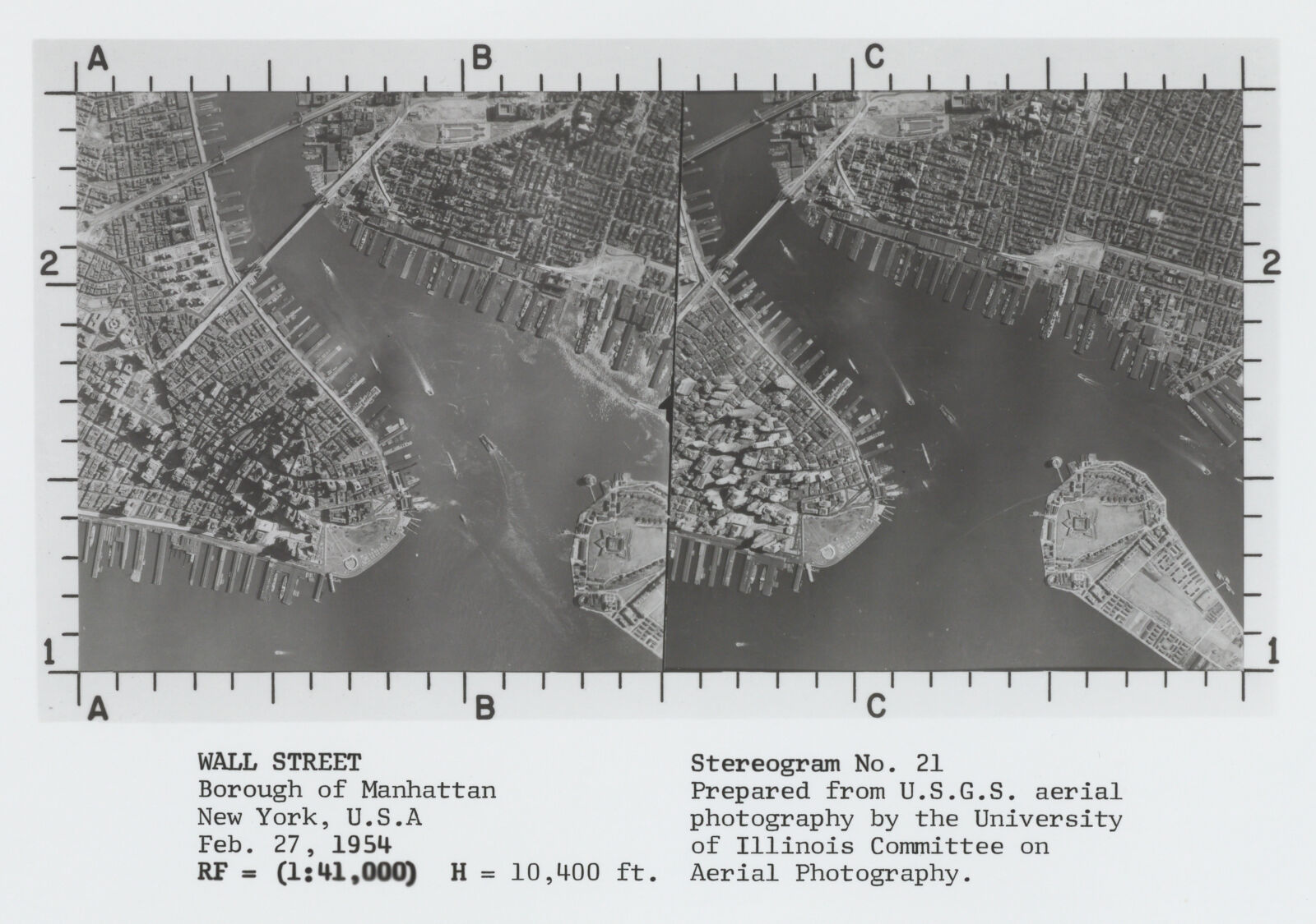 Stereogram No. 21 - Wall Street | Digital Collections at the University ...