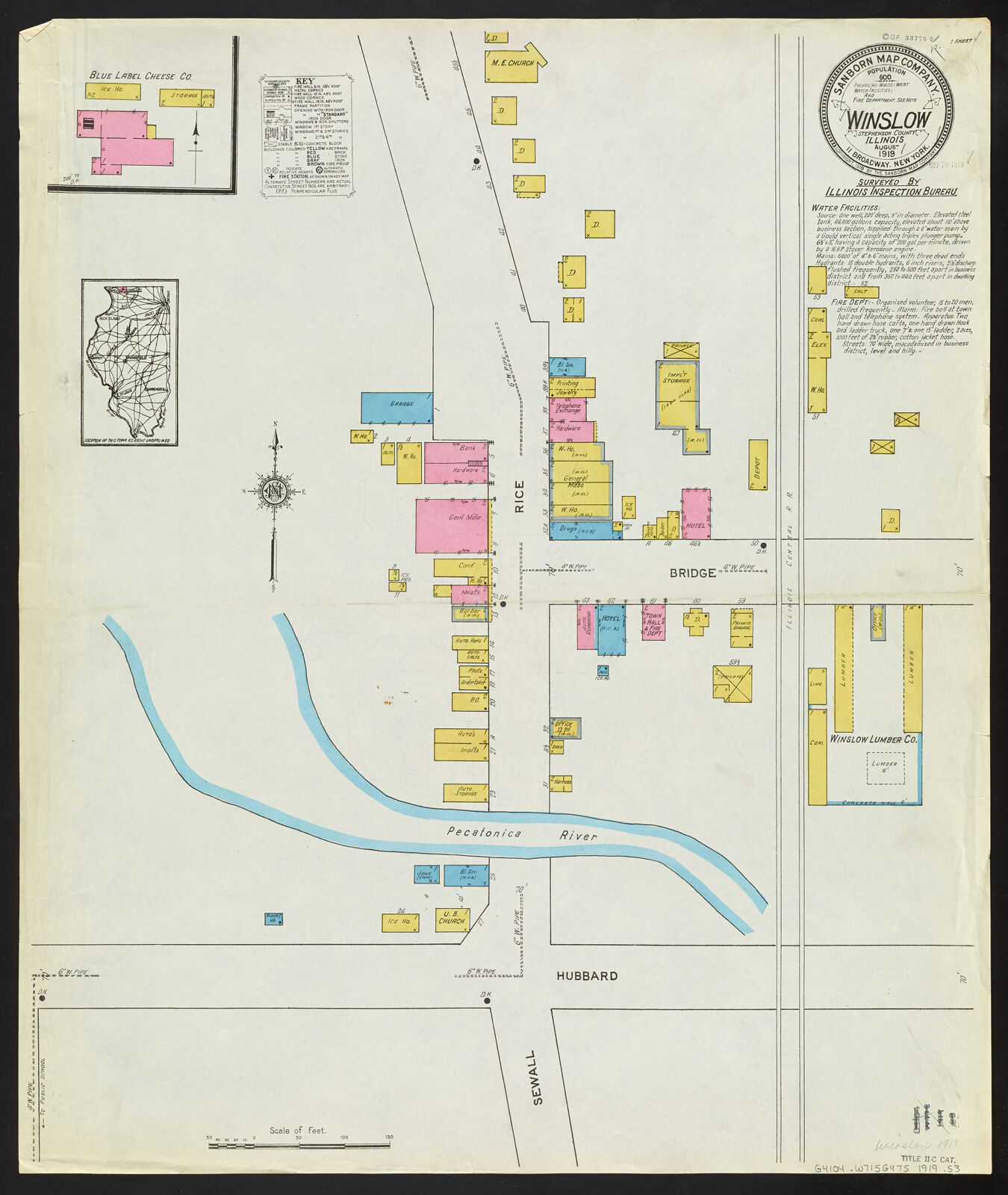 Winslow, Stephenson County, Illinois, August 1919 | Digital Collections ...