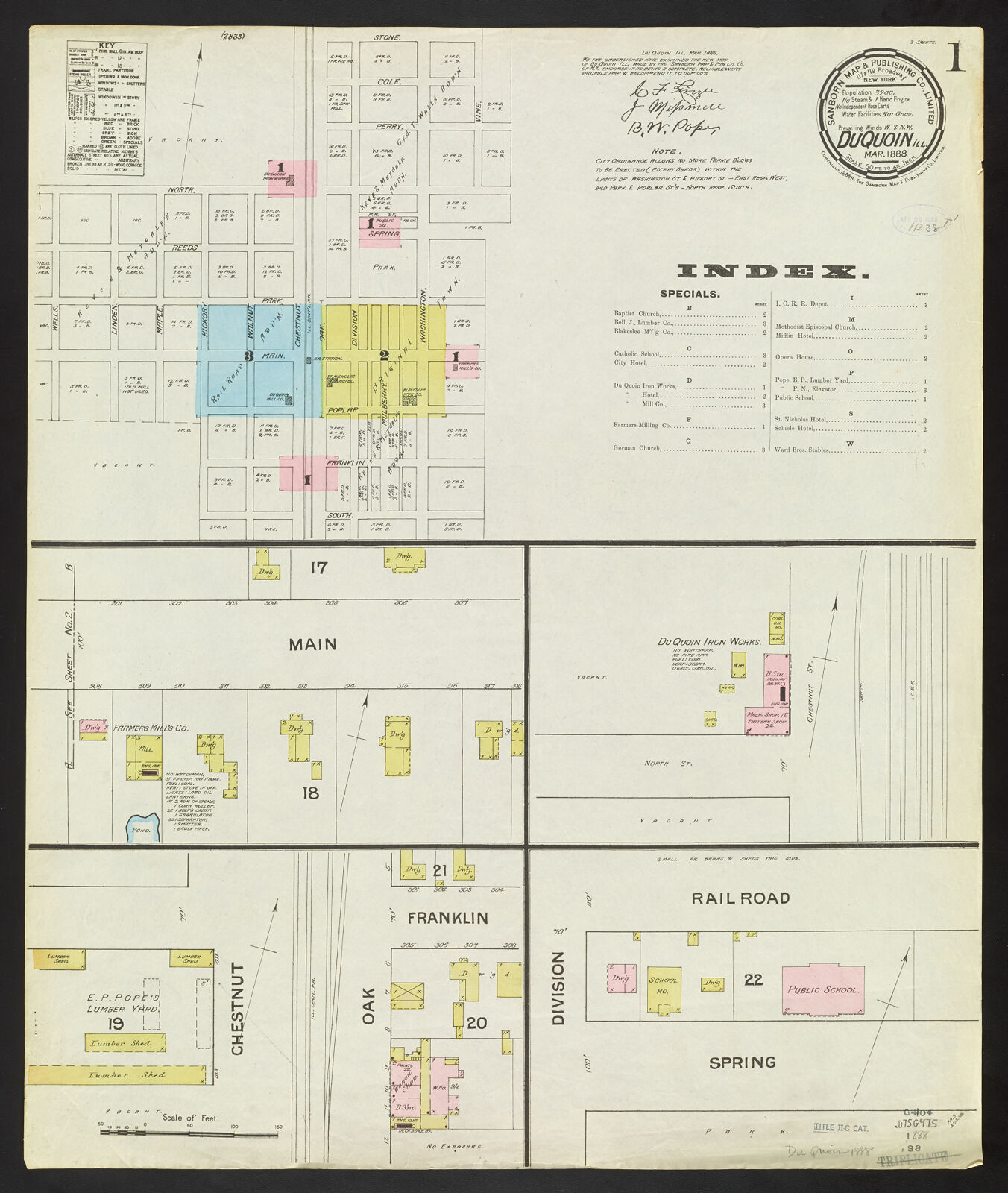 Du Quoin, Ill., Mar. 1888 | Digital Collections at the University of ...