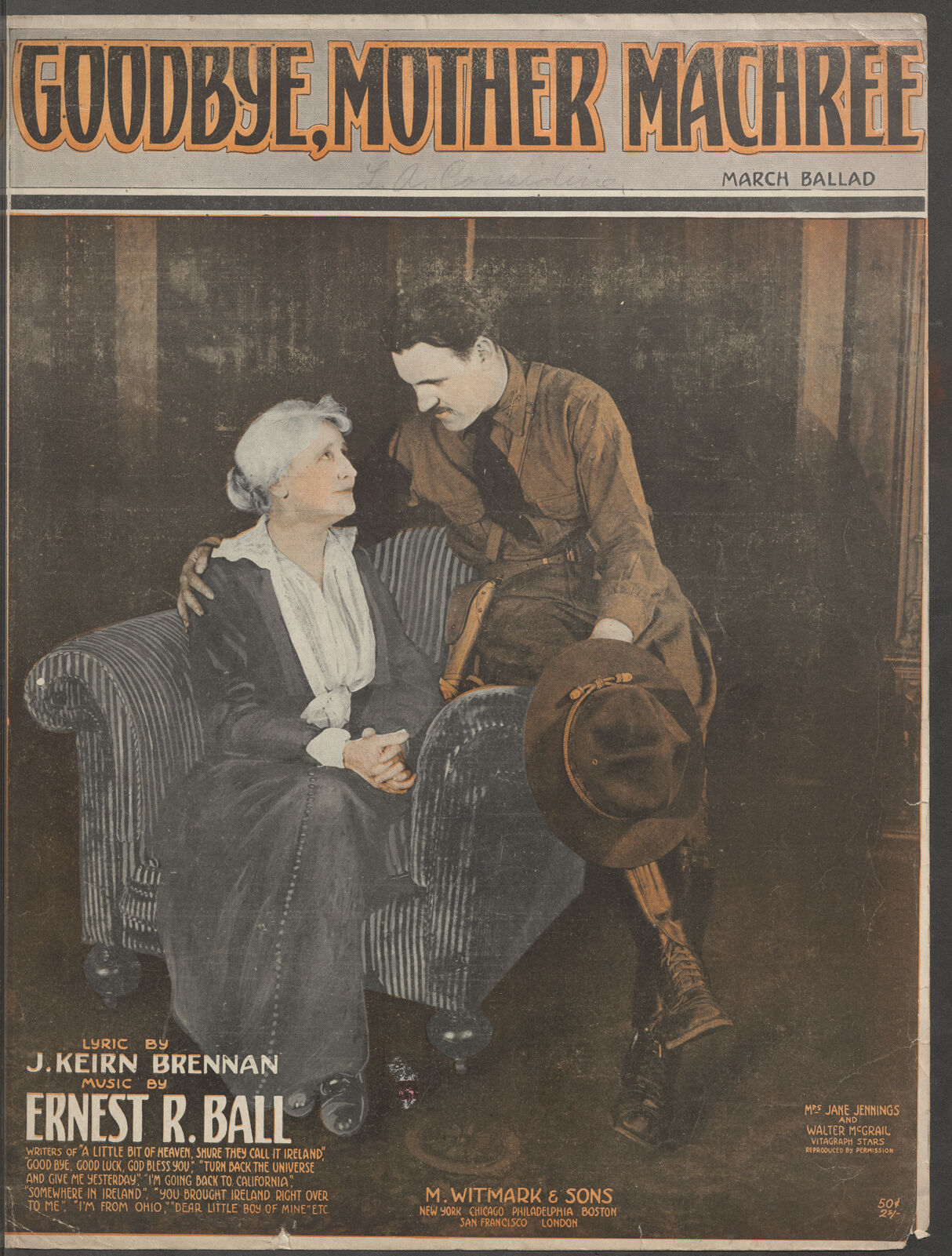 Goodbye, Mother Machree | Digital Collections at the University of ...