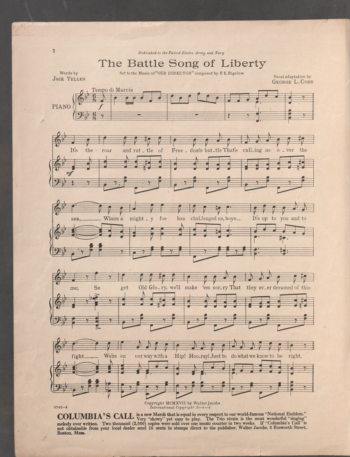 The Battle Song of Liberty | Digital Collections at the University of ...