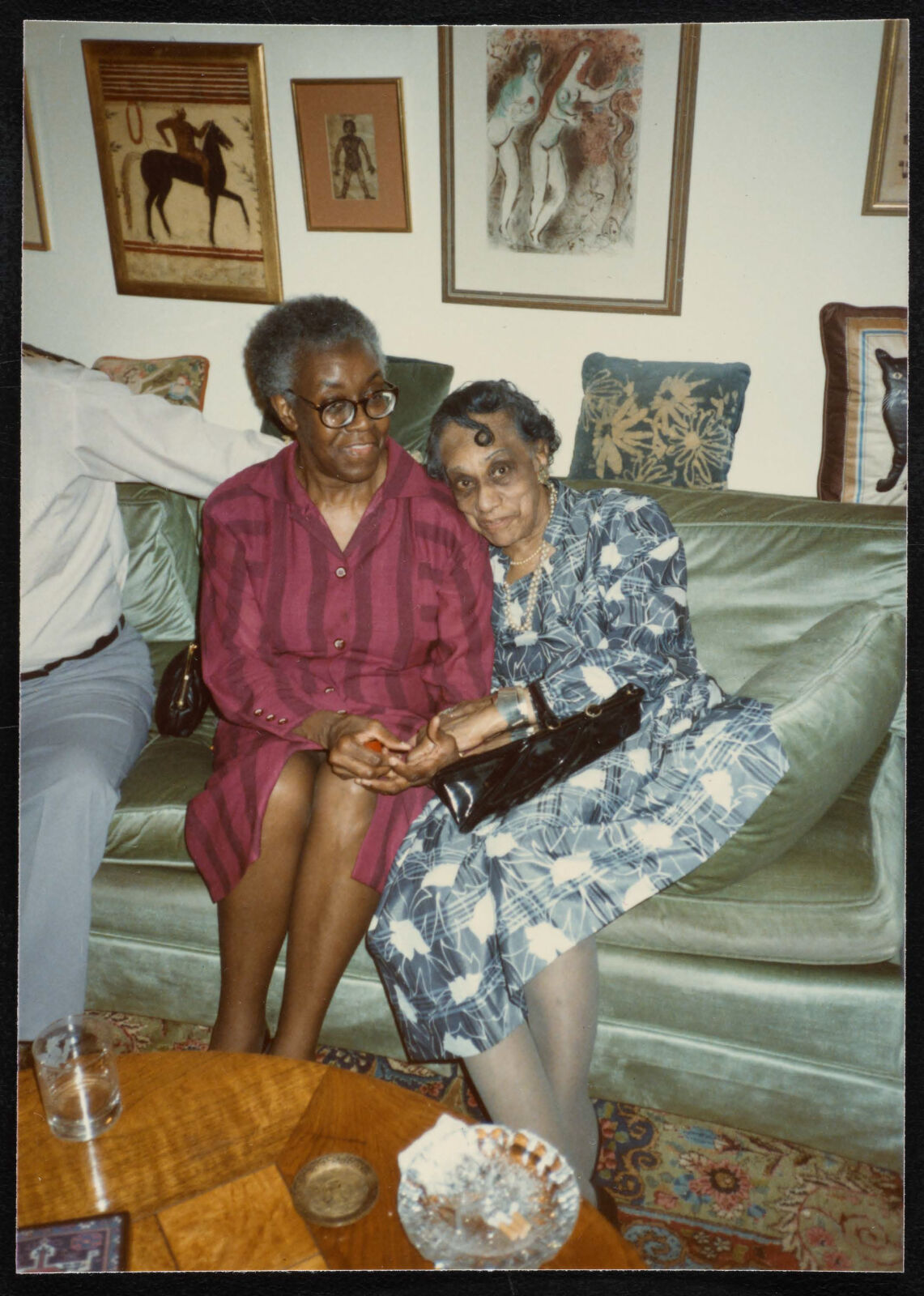 Gwendolyn Brooks and May Miller in the Library of Congress Poetry Room ...