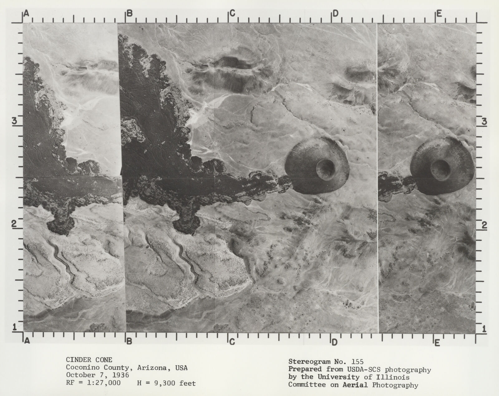 Stereogram No. 155 - Cinder Cone | Digital Collections at the ...