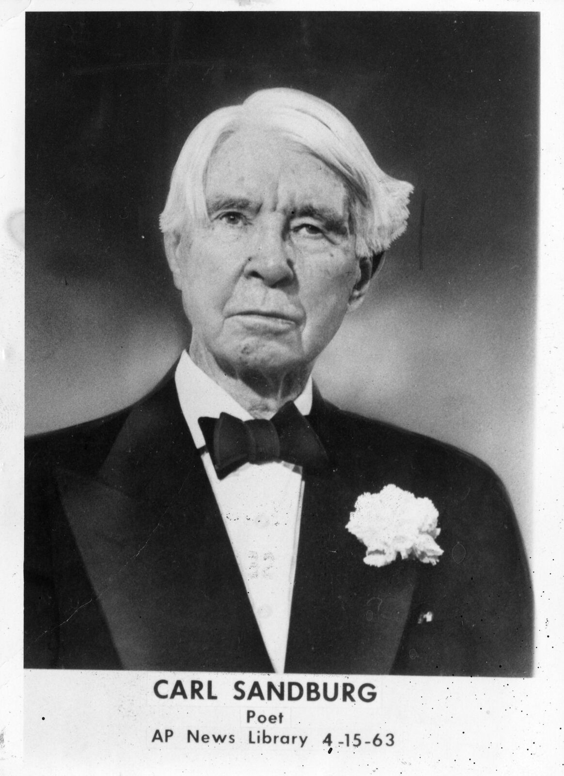 Portrait of Carl Sandburg | Digital Collections at the University of ...