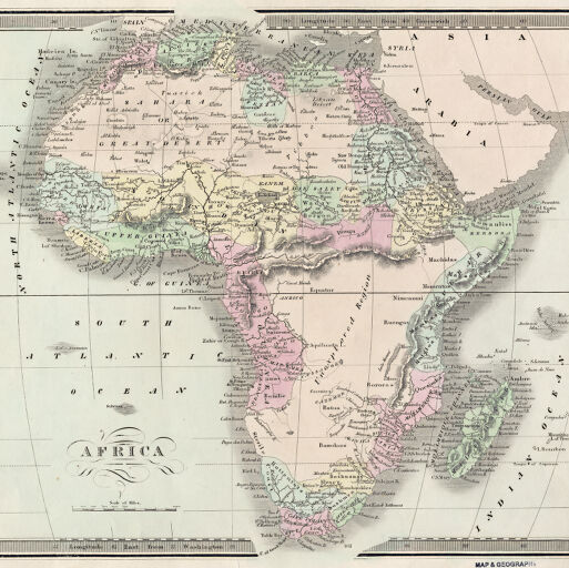 Maps of Africa to 1900 | Digital Collections at the University of ...