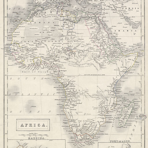 Map Of Africa 1900