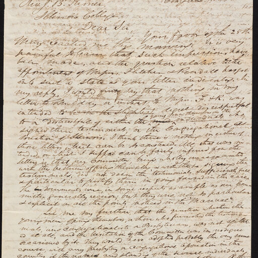 Jonathan Baldwin Turner Papers (Digitized Content) | Digital ...