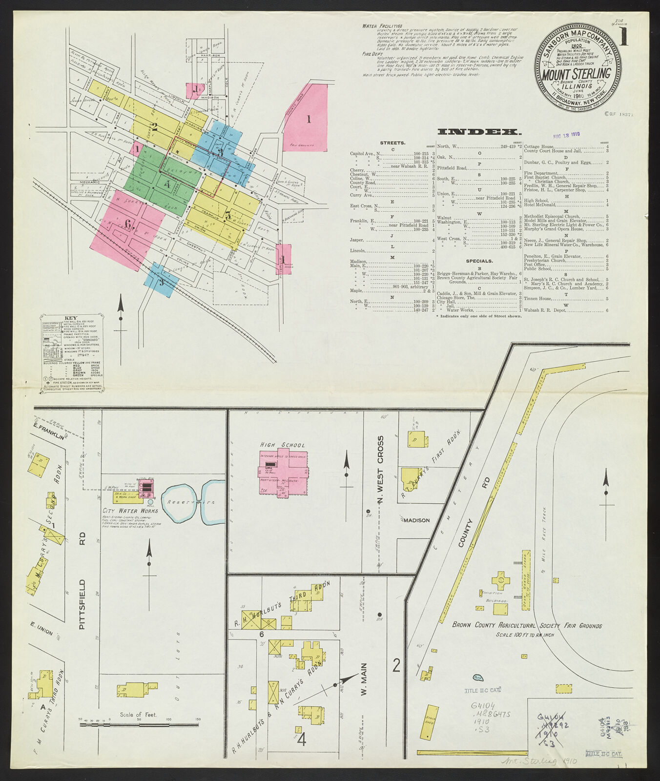 Mount Sterling, Brown County, Illinois, June 1910 | Digital Collections ...