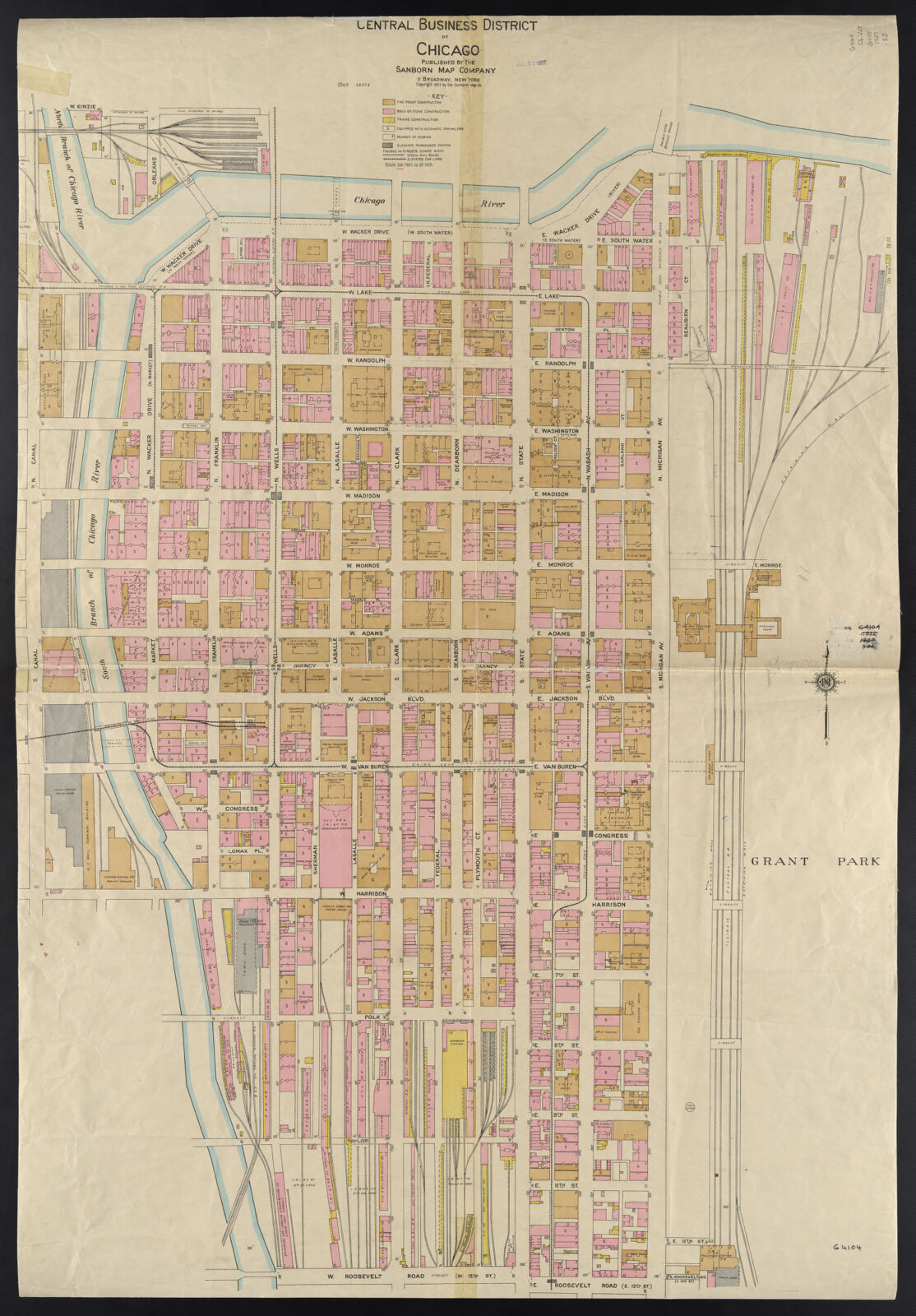 Central business district of Chicago | Digital Collections at the ...
