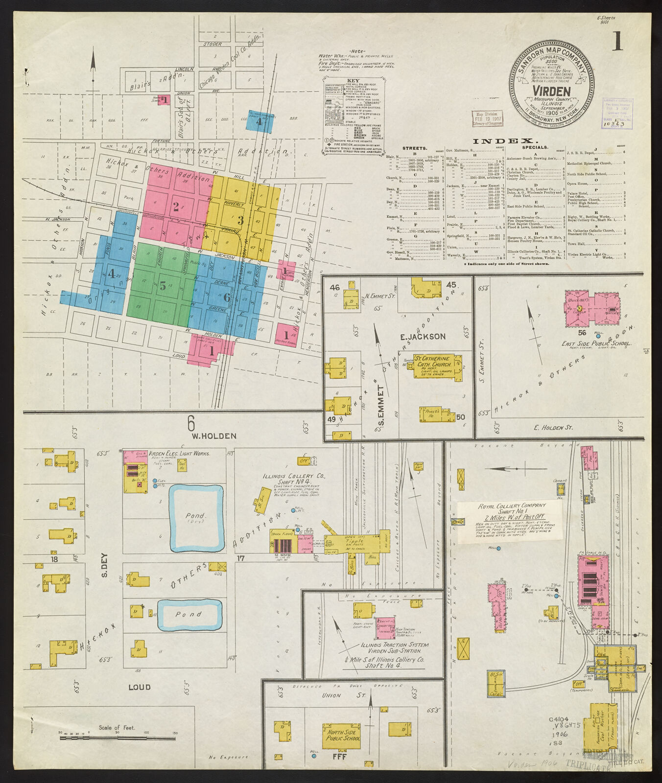 Virden, Macoupin County, Illinois, September 1906 | Digital Collections ...