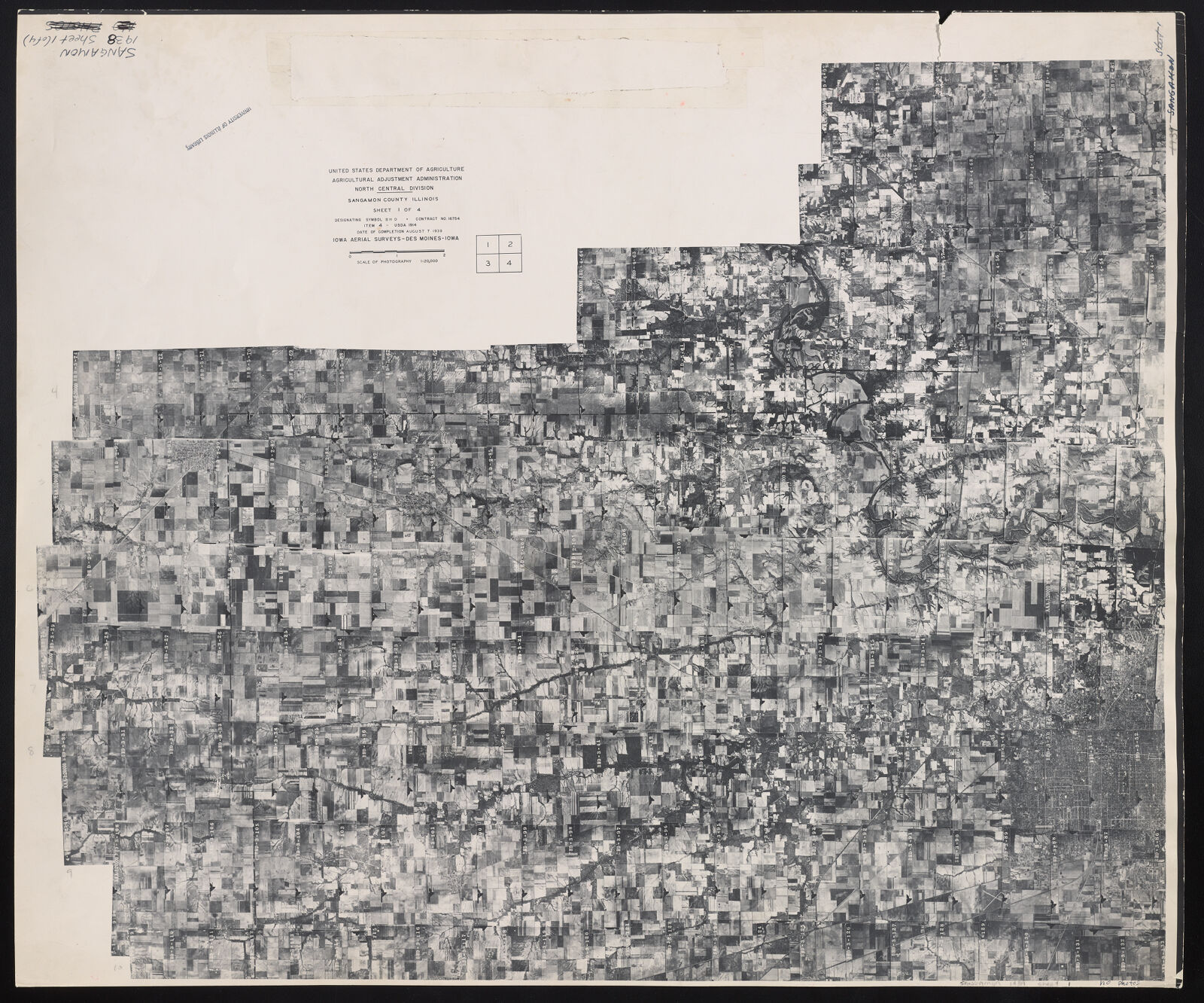 Sangamon County, Illinois : [aerial photographs] | Digital Collections ...