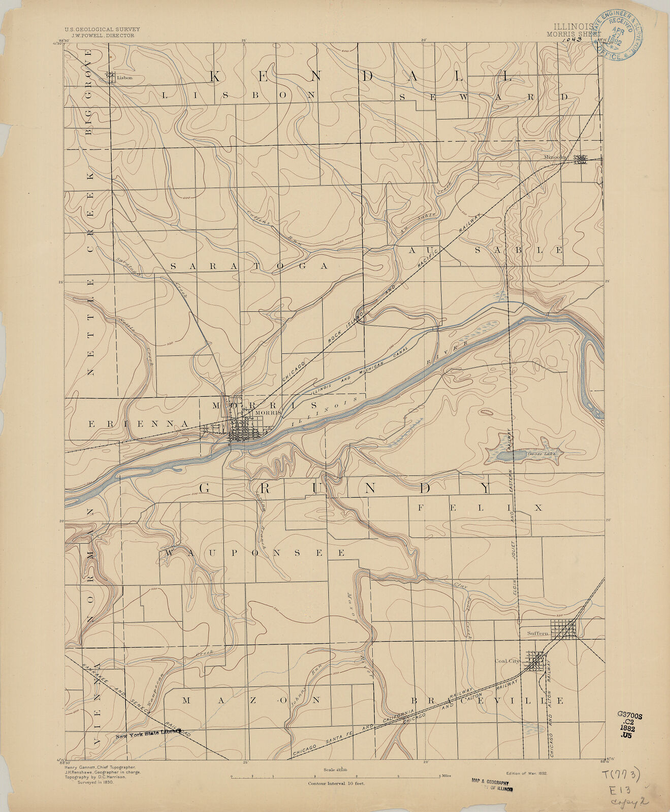 Illinois, Morris sheet | Digital Collections at the University of ...