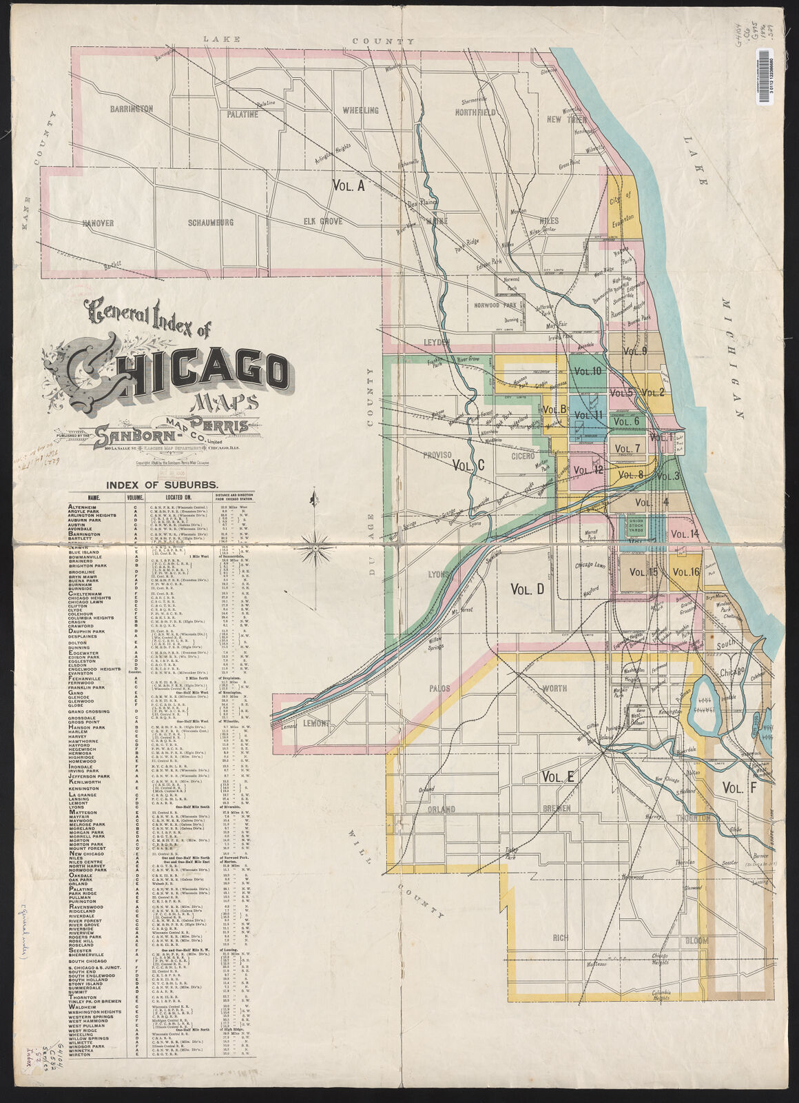 General index of Chicago maps | Digital Collections at the University ...