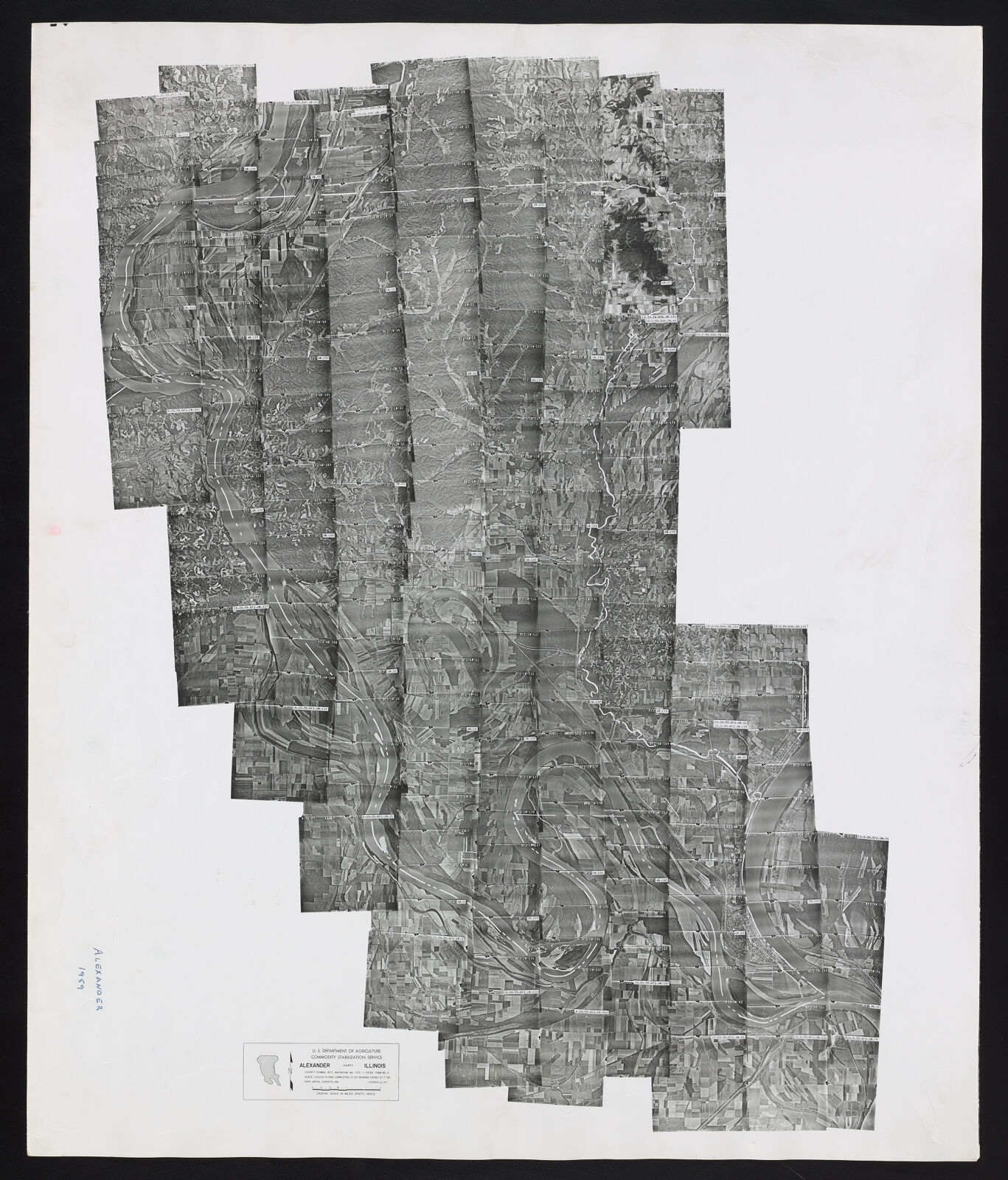 Alexander County, Illinois : [aerial photographs] | Digital Collections ...