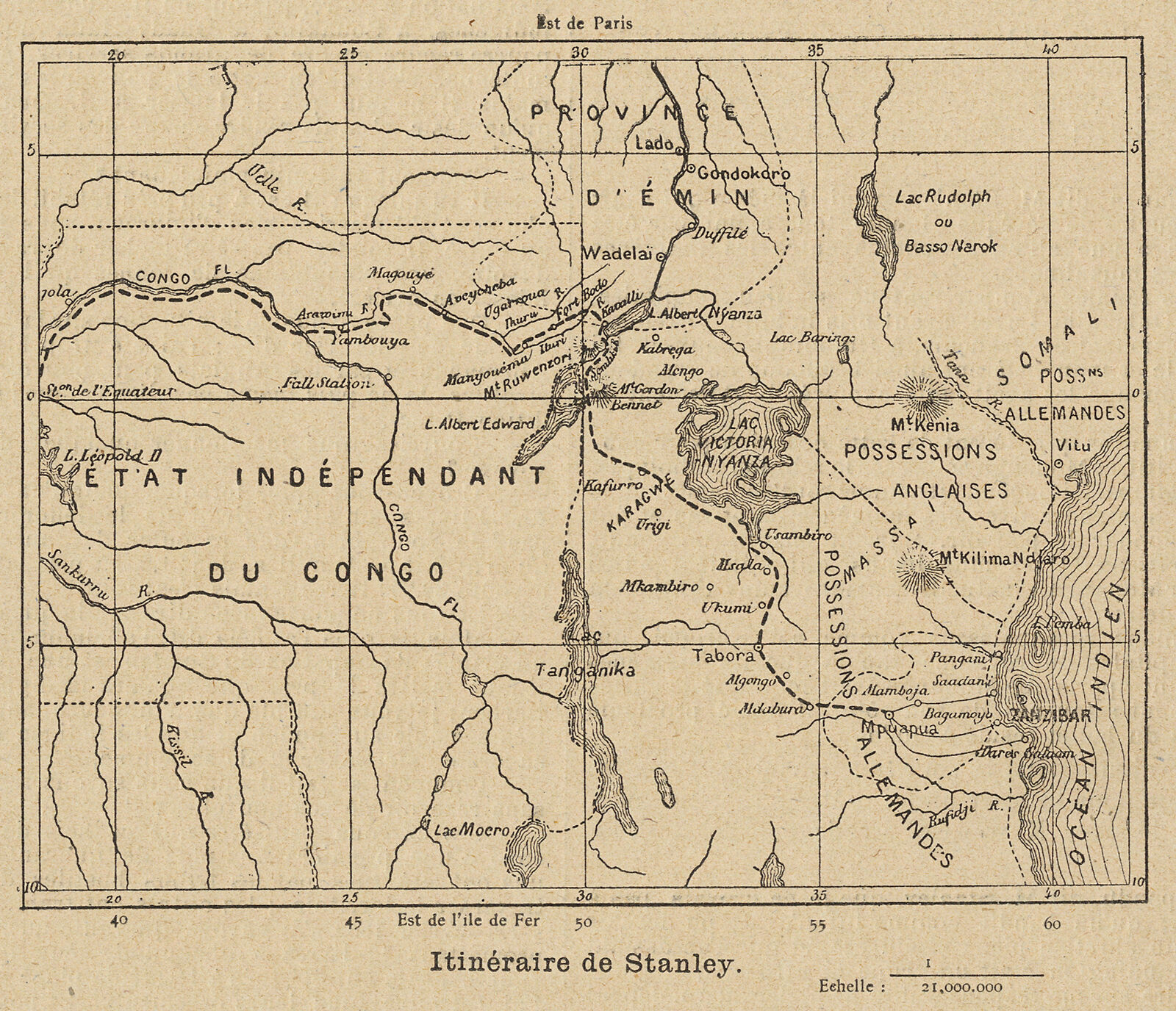 Itinéraire de Stanley | Digital Collections at the University of ...