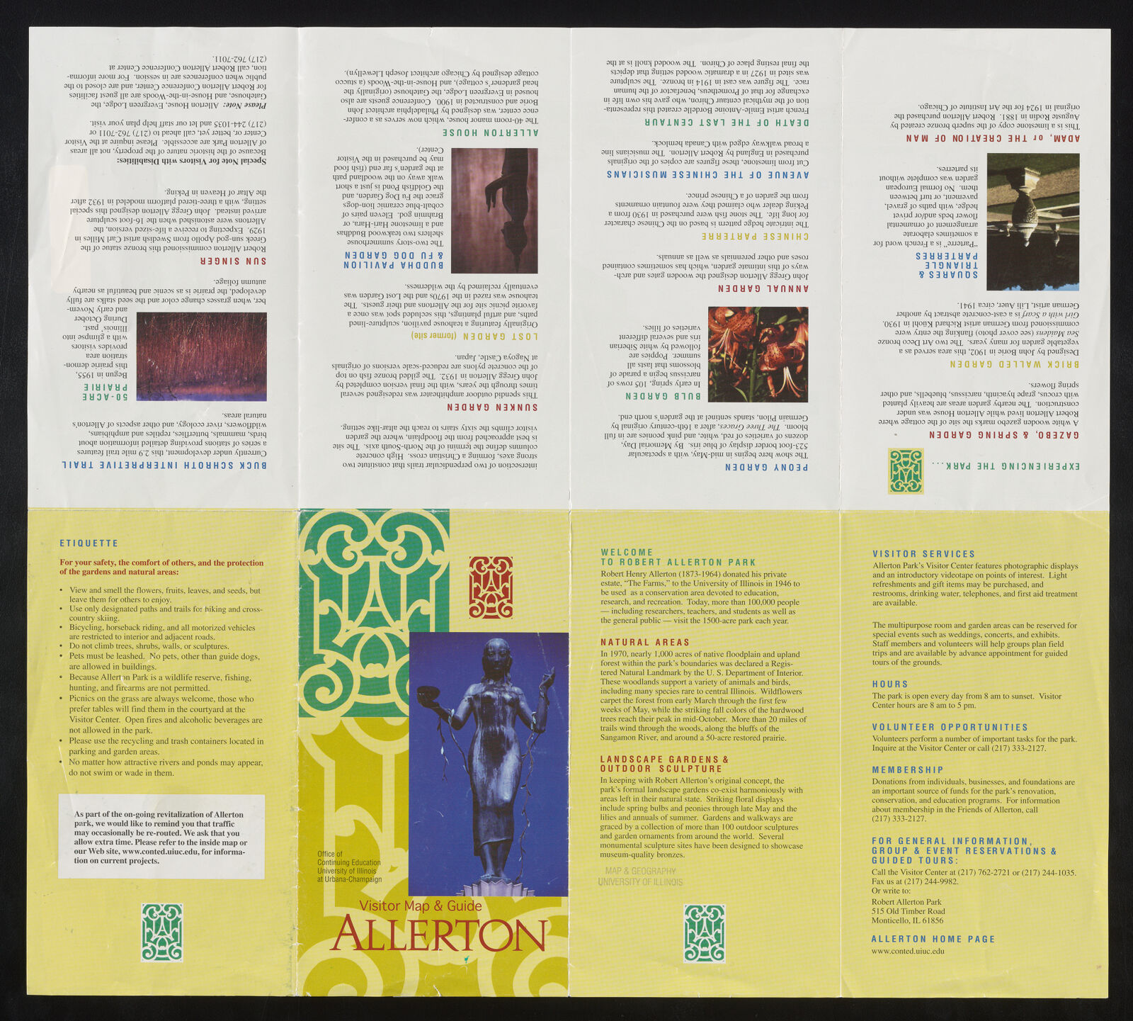 Visitor Map & Guide, Allerton | Digital Collections at the University ...