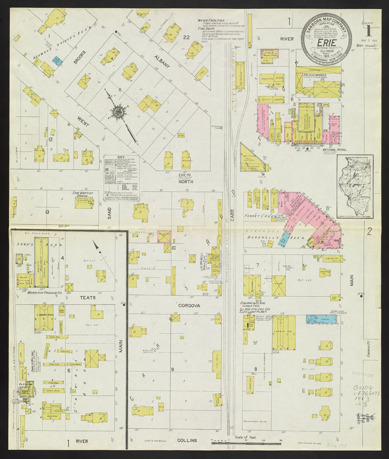 Erie, Whiteside County, Illinois, March 1913 | Digital Collections at ...