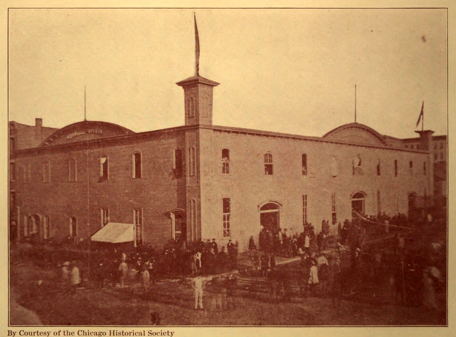 Wigwam, site of 1860 Republican Convention | Digital Collections at the ...
