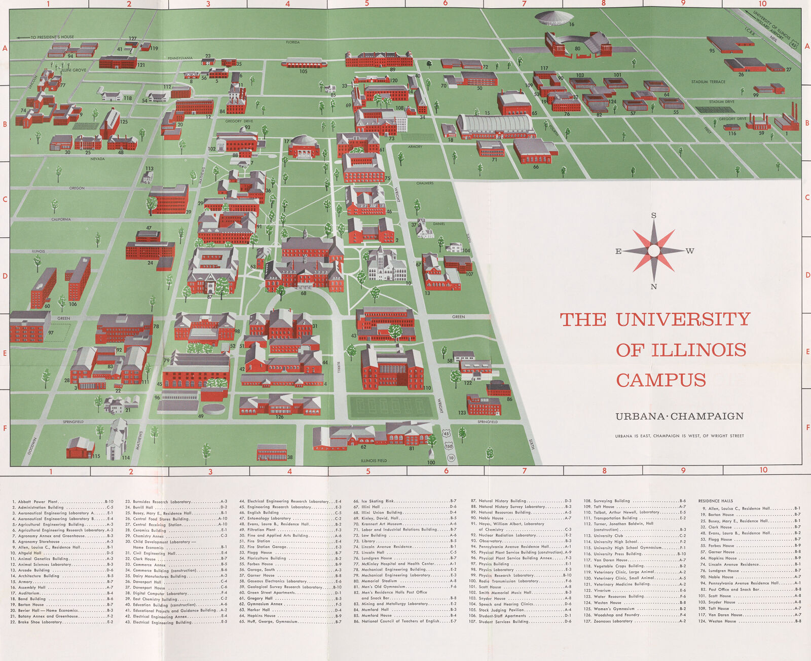 Illinois Urbana Champaign Campus Map at Phillip Dorsey blog