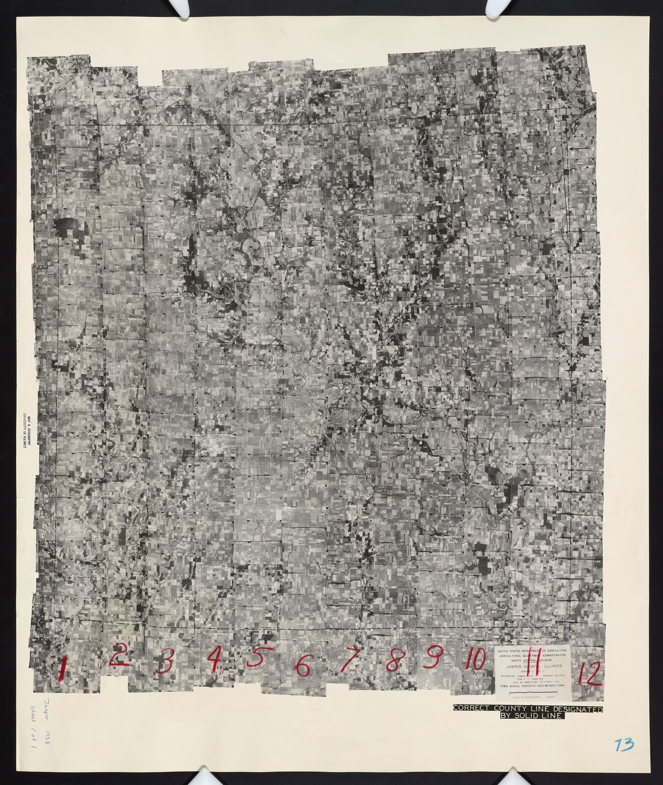 Jasper County, Illinois : [aerial photographs] | Digital Collections at ...